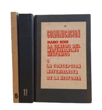 Rossi, Mario.- LA GÉNESIS DEL MATERIALISMO HISTÓRICO (3 VOLS.) – Luis ...